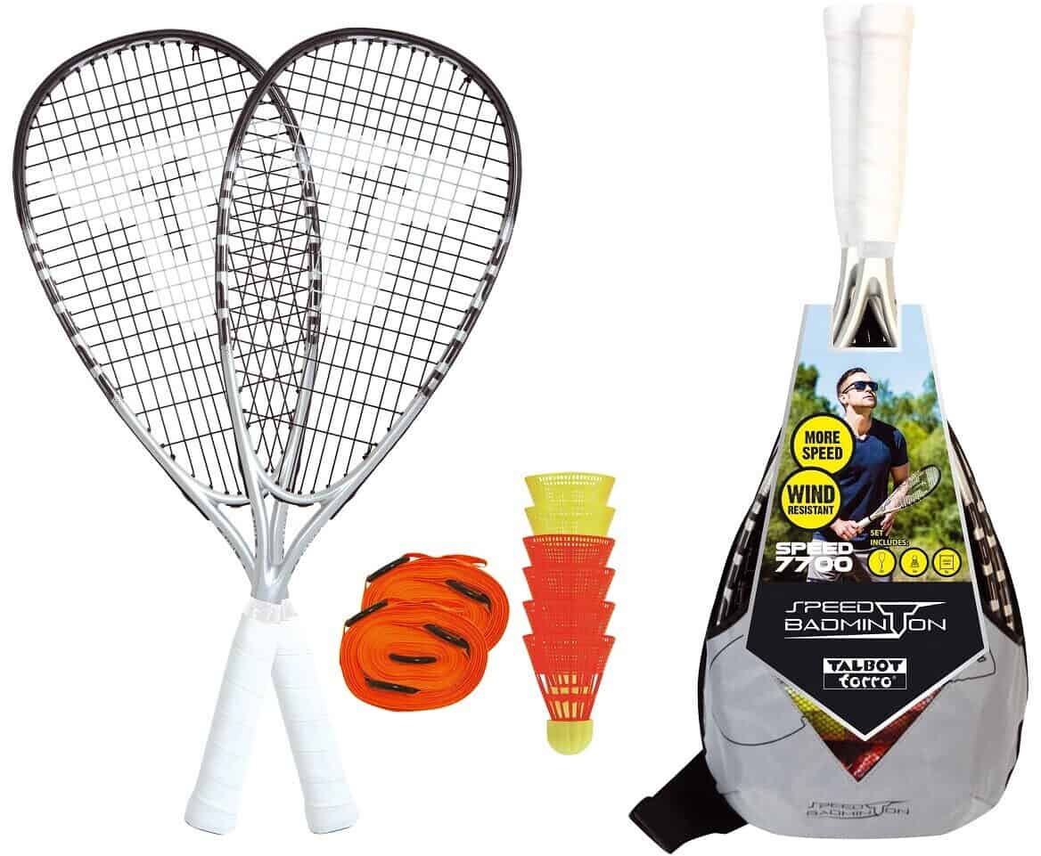 MTS 490117 - Speed-Badminton Set SPEED 7700 im Slingbag, 2 Graphit ...