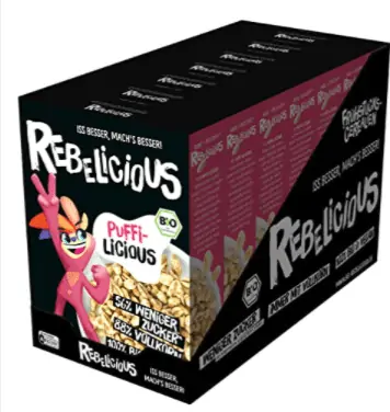 7x 200 g REBELICIOUS Bio Cerealien Cini-Licious für 9,55 € (Prime ...