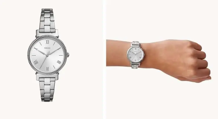 Fossil Damenuhr Daisy Edelstahl - für 49,00 € inkl. Versand statt 95,20