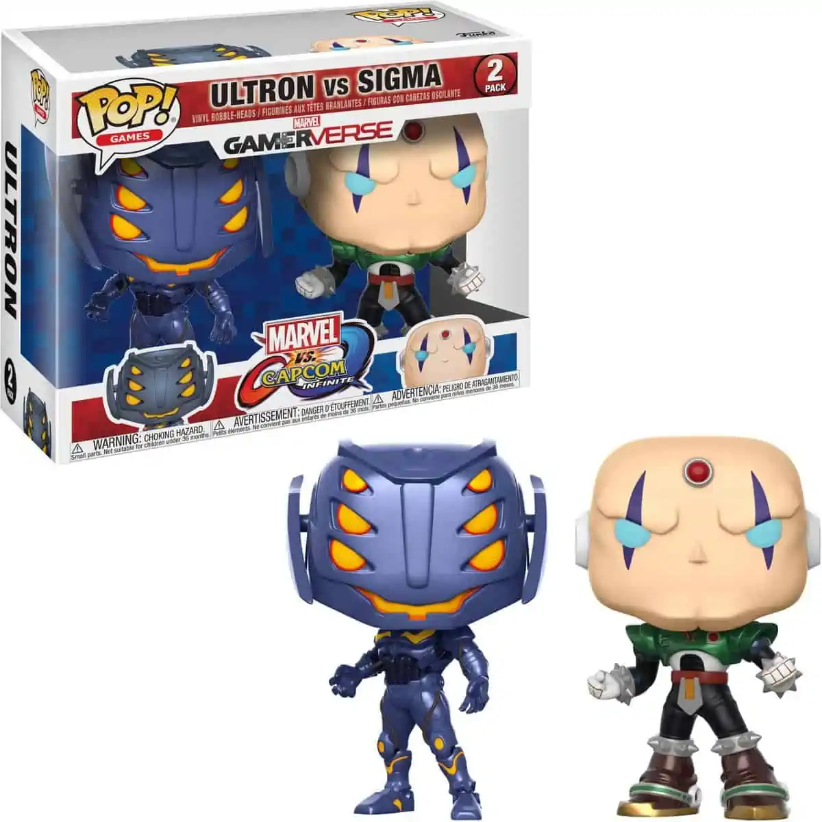 Funko Pop 22779 Capcom Marvel Ultron VS Sigma Pop Vinyl Figur - für 14 ...