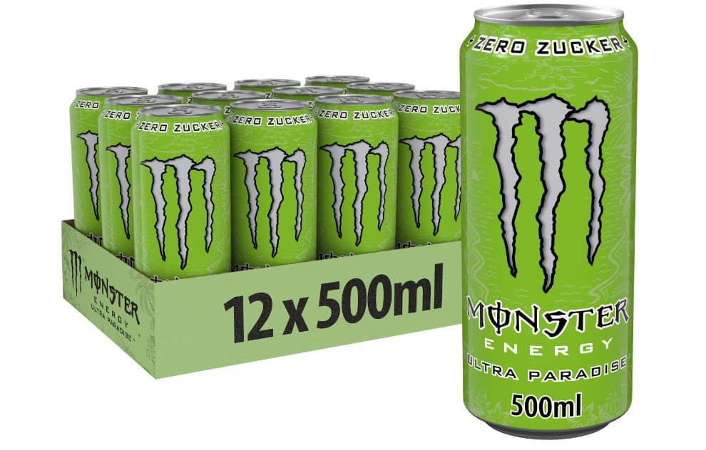 Monster Energy Ultra Paradise, 12x500 ml, Einweg-Dose, Zero Zucker und ...