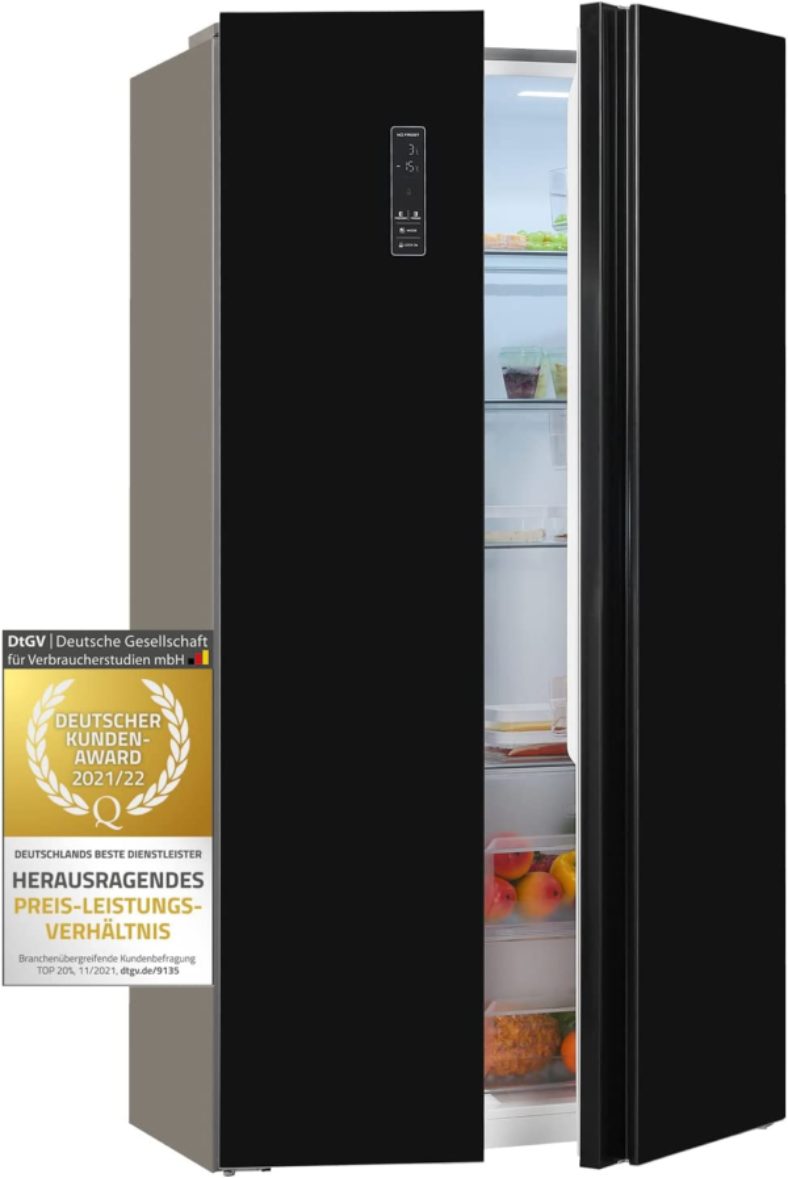 Exquisit Side-by-Side Kühlschrank SBS150-GF-040F für 749,95 € inkl. Versand