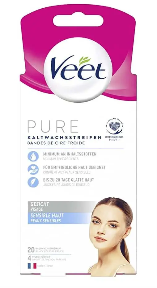 Veet PURE Kaltwachsstreifen – Geeignet für sensible Haut – Anwendung ...