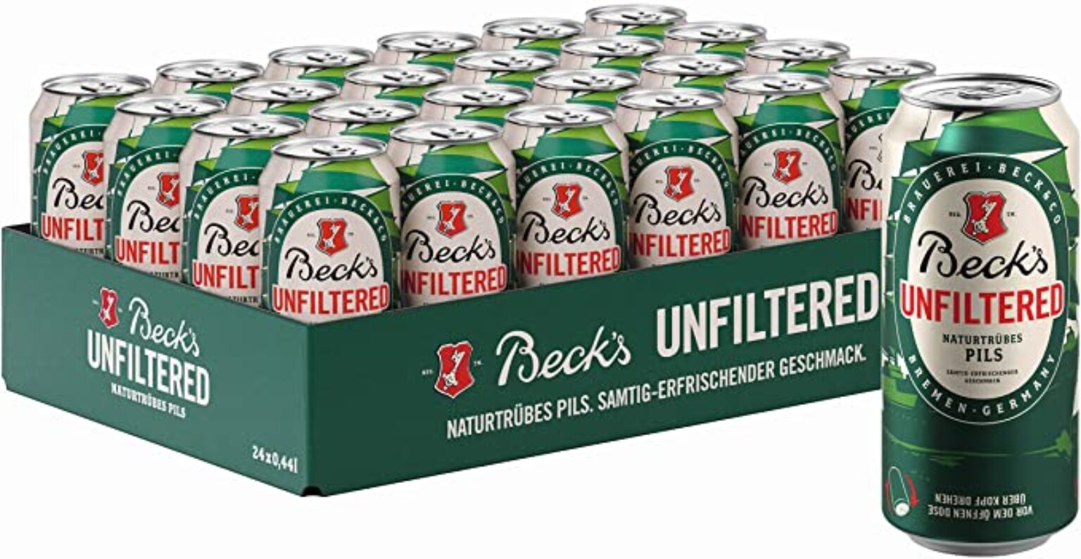 Beck's Unfiltered Dosenbier 24er Pack (24 x 0.44 l) ab 13,29 € inkl ...