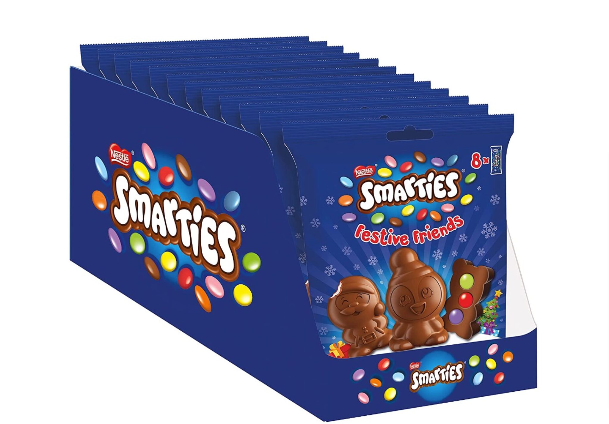 NESTLÉ SMARTIES Festive Friends 65g (à 8 Figuren pro Packung), 12erPack ...