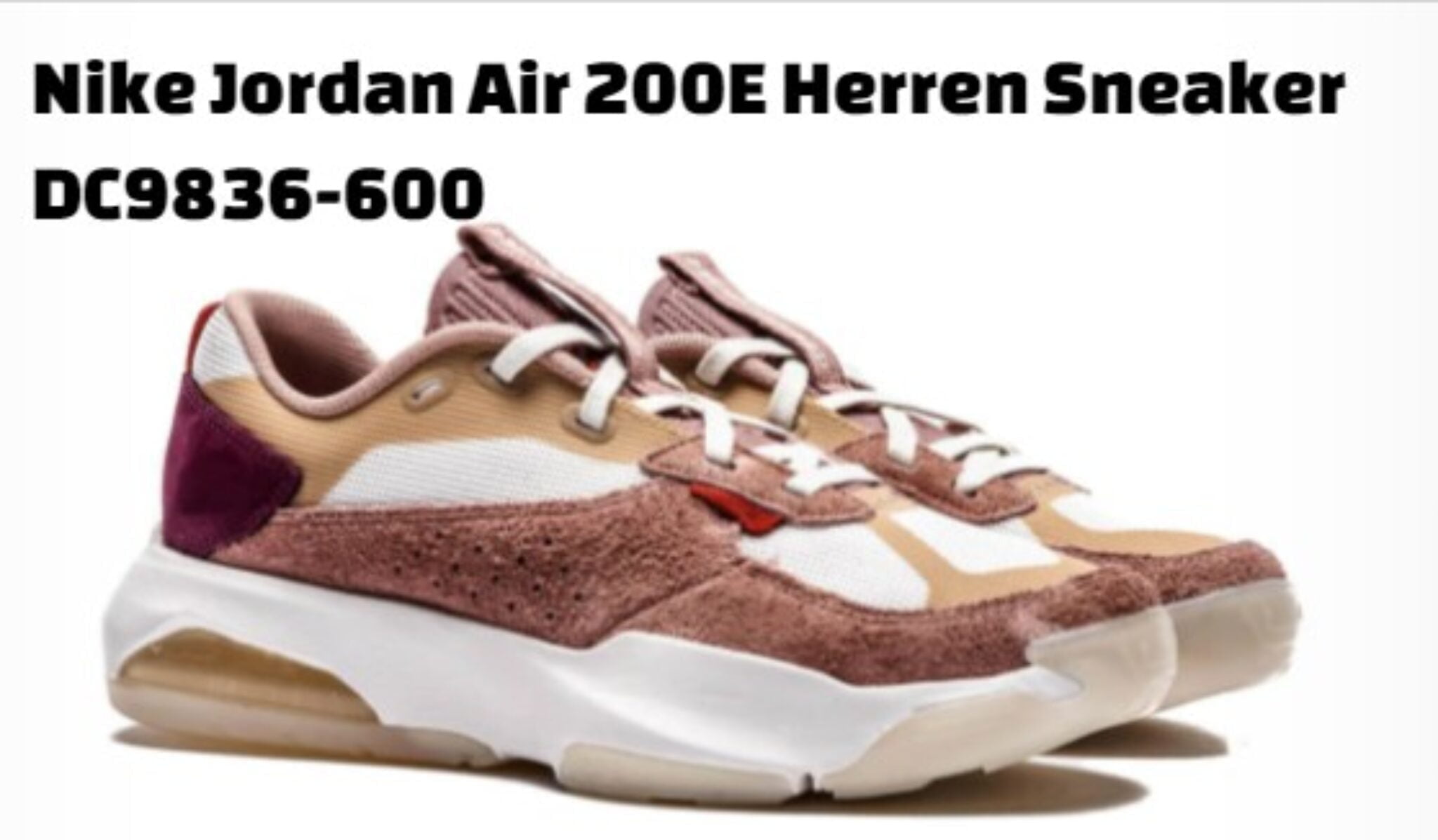 Nike Jordan Air 200E Herren Sneaker DC9836-600 (Gr. 40 bis 45,5) für 51 ...