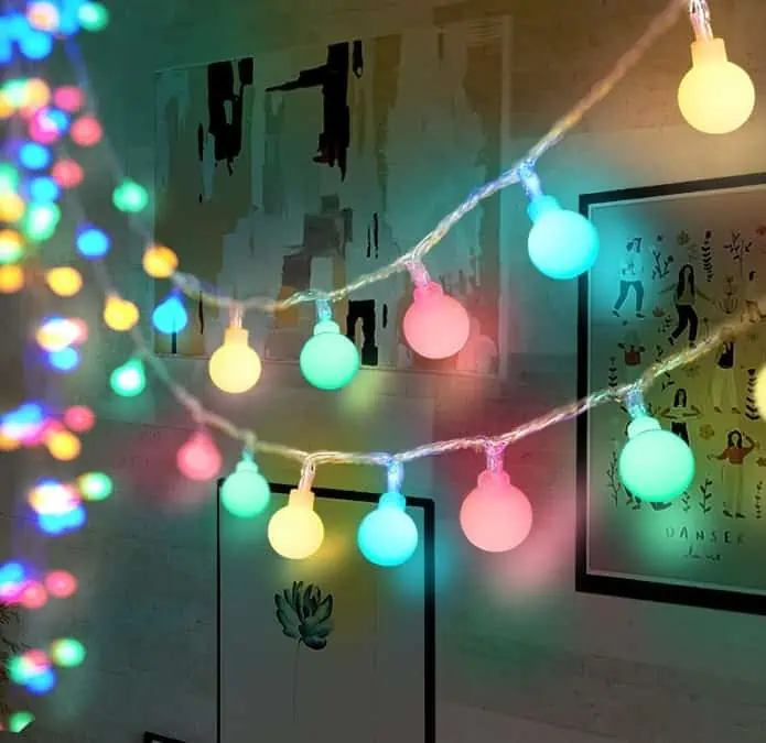 LOFTer Lichterkette 150er LEDs Kugel Lichterkette Innen/Außen für 9,99 ...