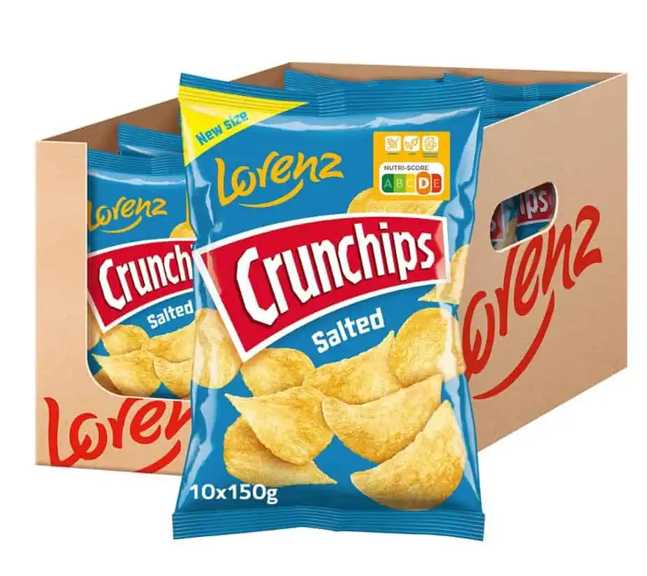 Lorenz Snack World Crunchips Salted 10er Pack (10 x 150 g) ab 9,44 ...