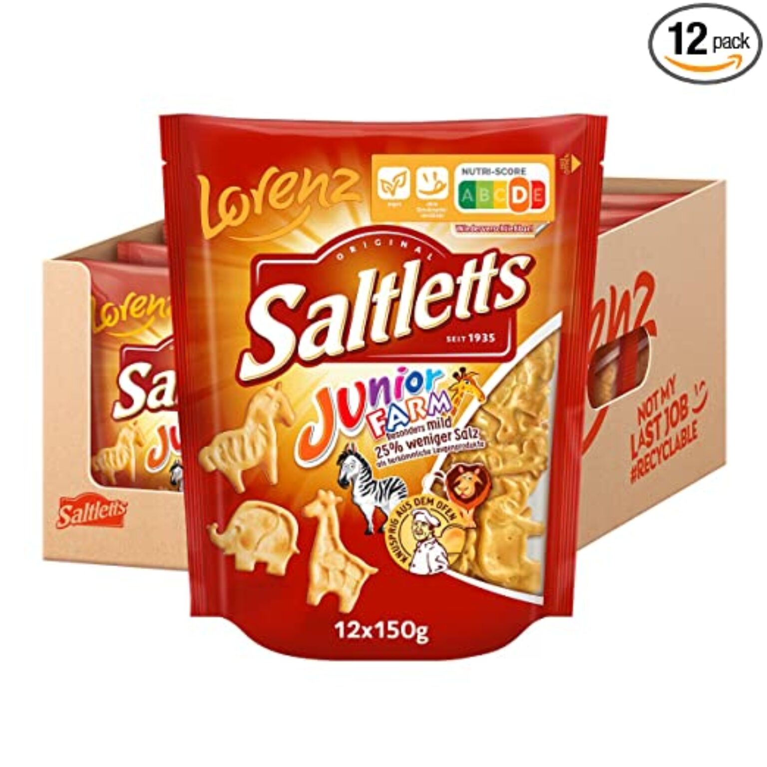 Lorenz Snack World Saltletts Junior Farm 12er Pack (12 x 150 g) ab 13 ...