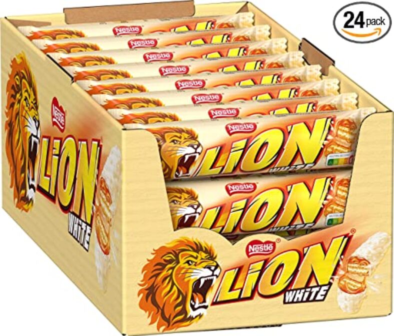 NESTLÉ LION 🦁 White Knusper-Riegel 24er Pack (24 x 42g) für 9,50 € inkl ...