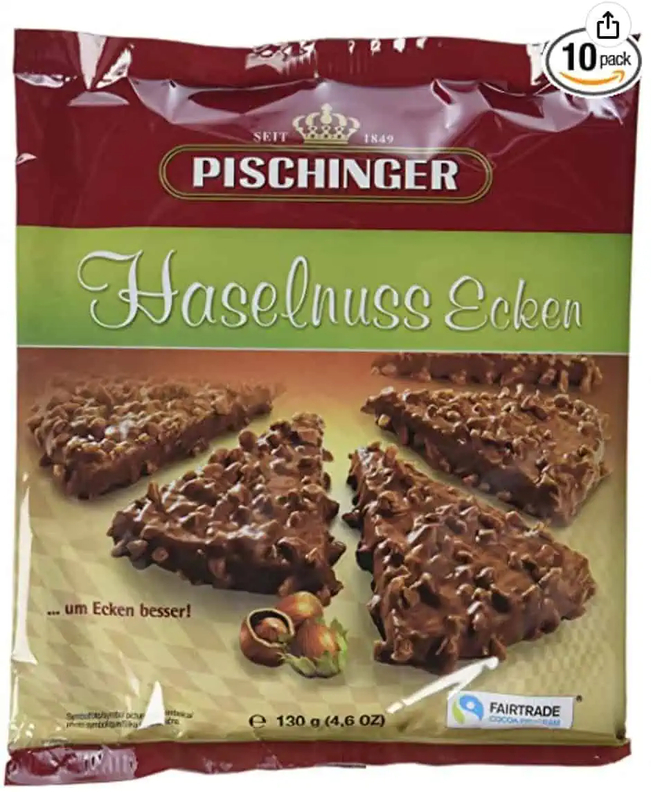 Pischinger Haselnuss Ecken, 10er Pack (10 x 130 g) für 6,85 € inkl ...
