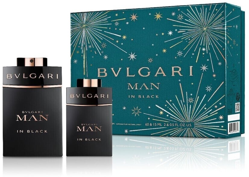 BVLGARI Man In Black Entry Set (60ml plus 15ml Travel Flakon) - für 66 ...