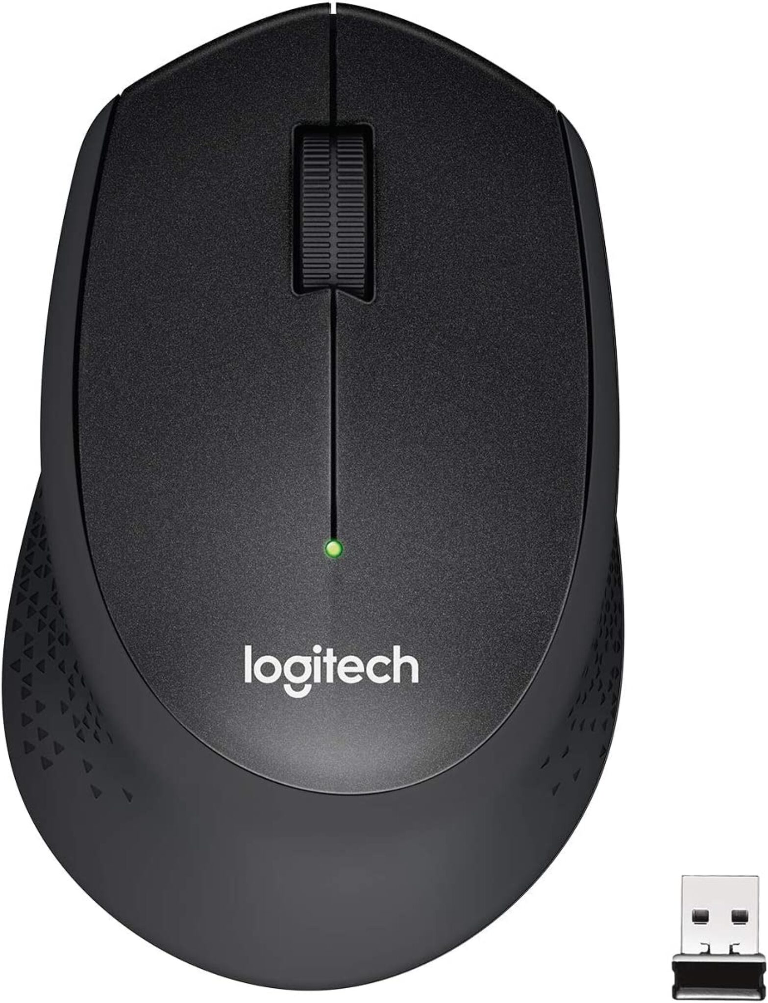 Logitech M330 SILENT PLUS Kabellose Maus in schwarz (2,4 GHz mit USB ...