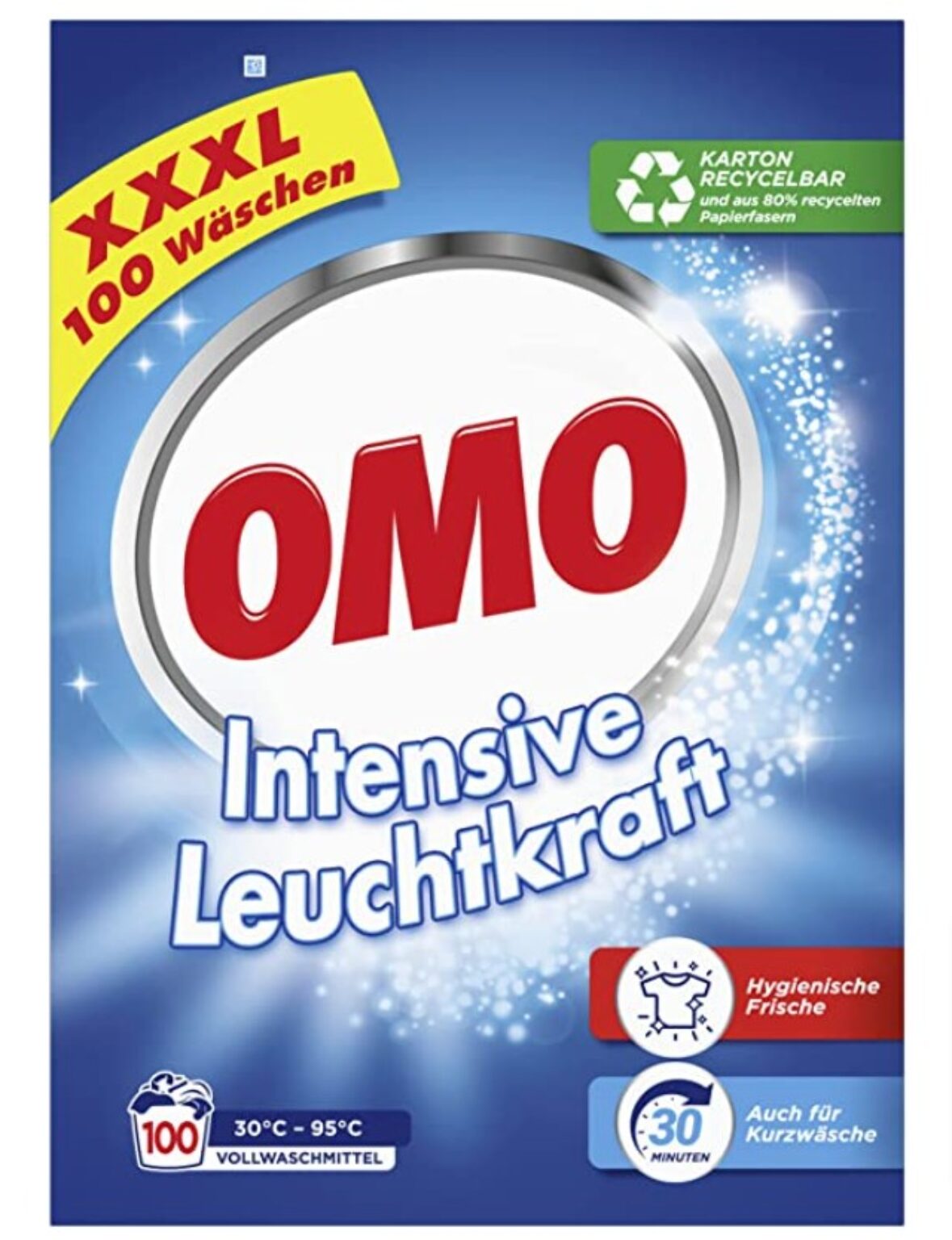 Omo Waschmittel XXXL Vollwaschmittel 100 WL ab 10,39 € (Prime)