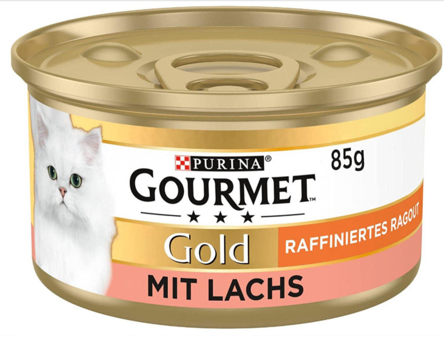 PURINA GOURMET Gold Raffiniertes Ragout Katzenfutter nass, mit Lachs ...