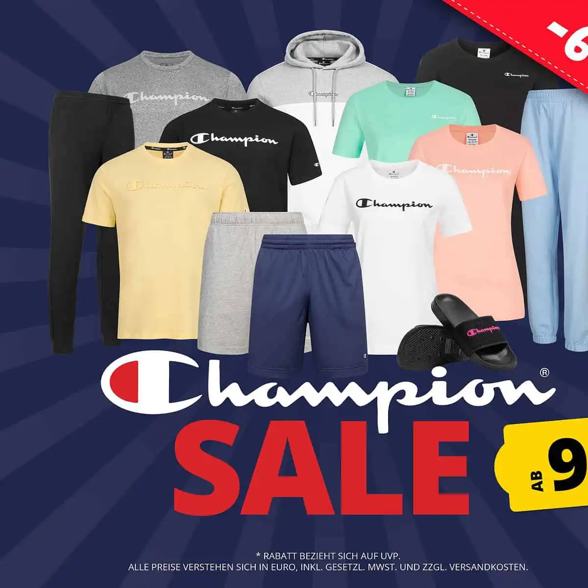 Sportspar Champion Mega Sale mit Produkten ab 9,99 € zzgl. Versand mit ...
