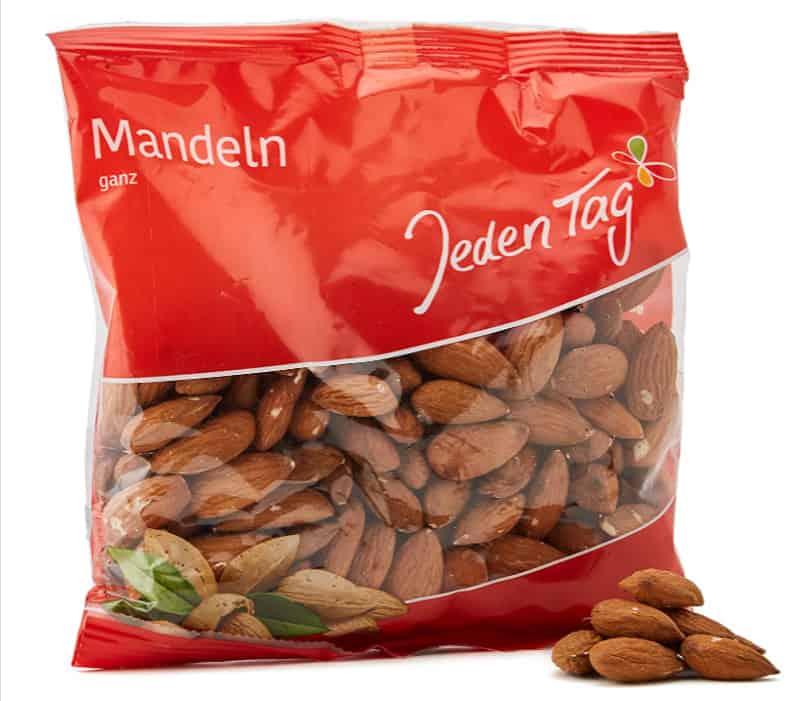 Jeden Tag Mandeln ganz Beutel, 200 g (1er Pack) ab 1,79 € inkl. Prime ...