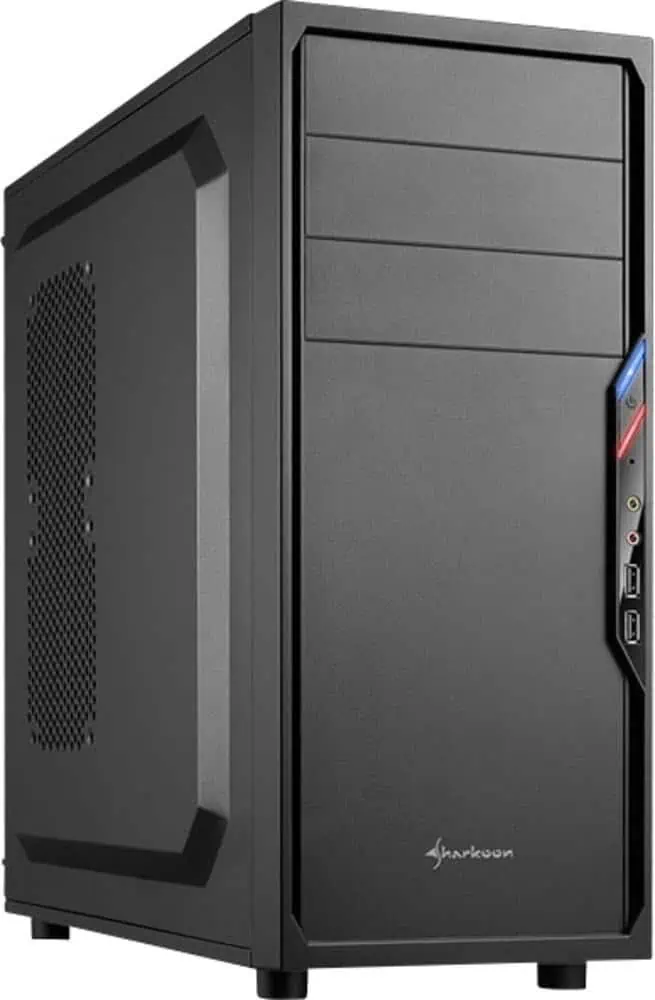 Sharkoon VS4-S PC-Gehäuse (2x USB 2.0, ATX) schwarz - für 26,98 € inkl. Versand (statt 46,37 €)