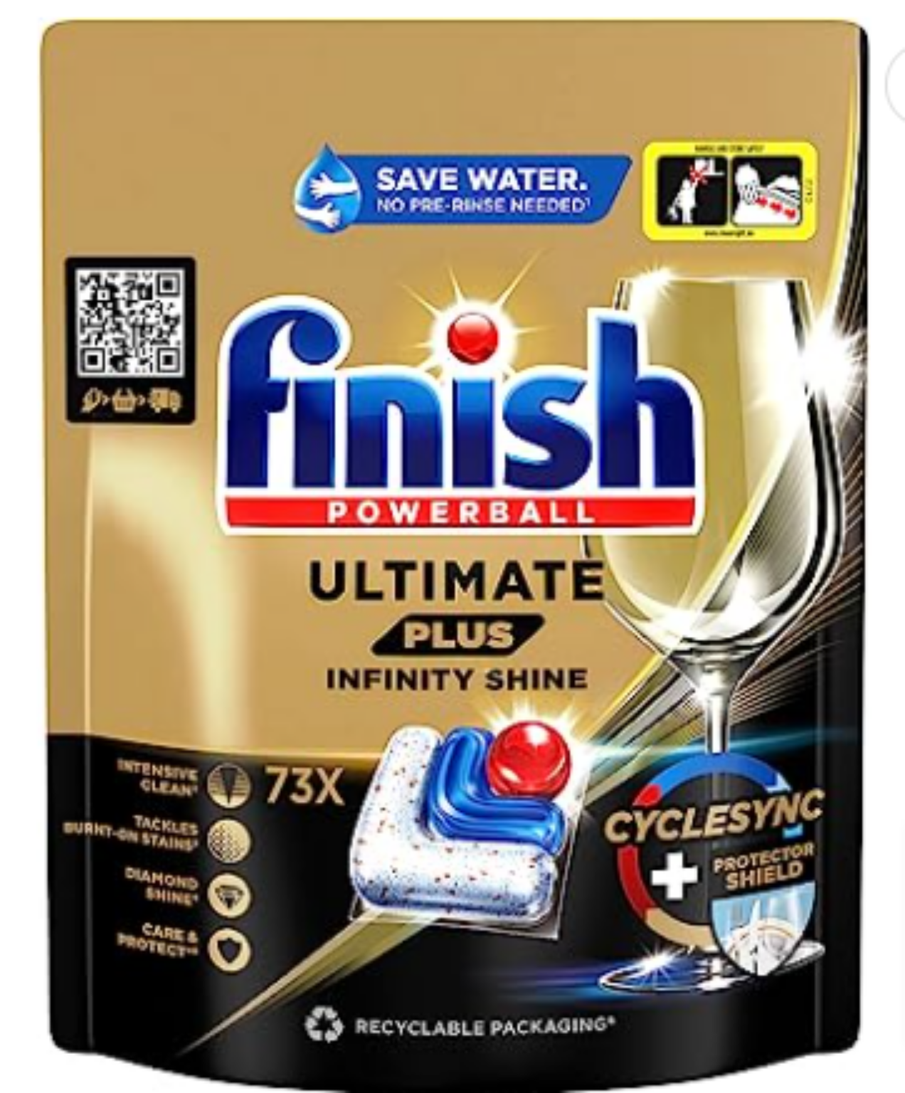 73x Finish Ultimate Powerball Plus Infinity Shine Geschirrspültabs ab ...