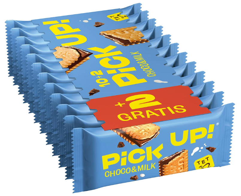PiCK UP! Choco&Milk 10 + 2 gratis, 12 x 28g ab 2,66 € inkl. Prime ...