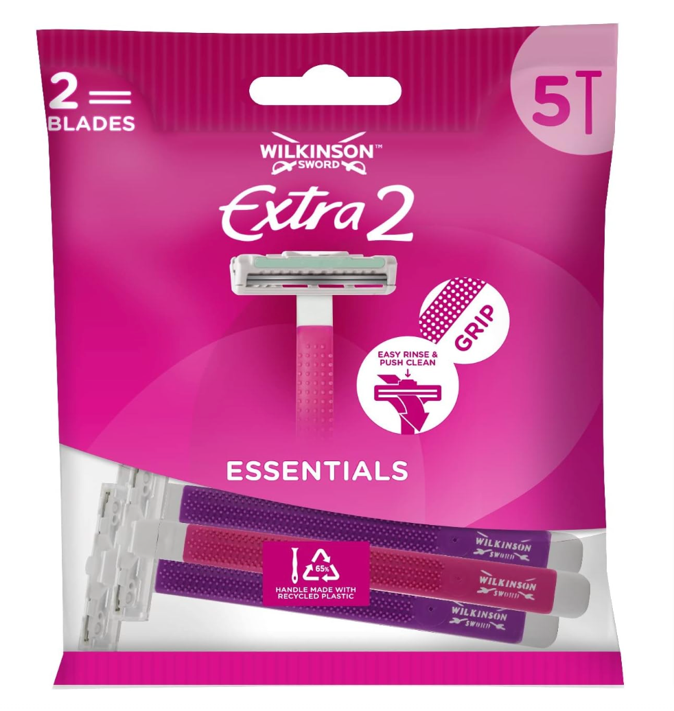 Wilkinson Sword Extra 2 Beauty Einwegrasierer Damen, 5 St, 2er Pack für ...