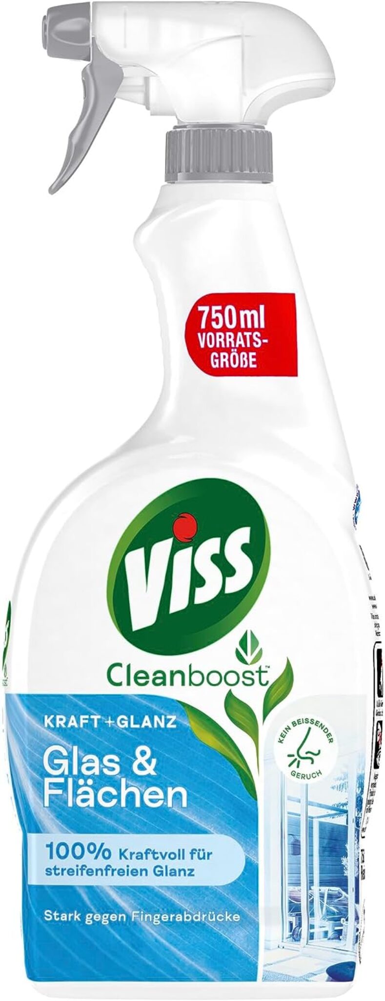 Viss Kraft + Glanz Reiniger Spray Glas & Flächen Glasreiniger 750g ab 1 ...