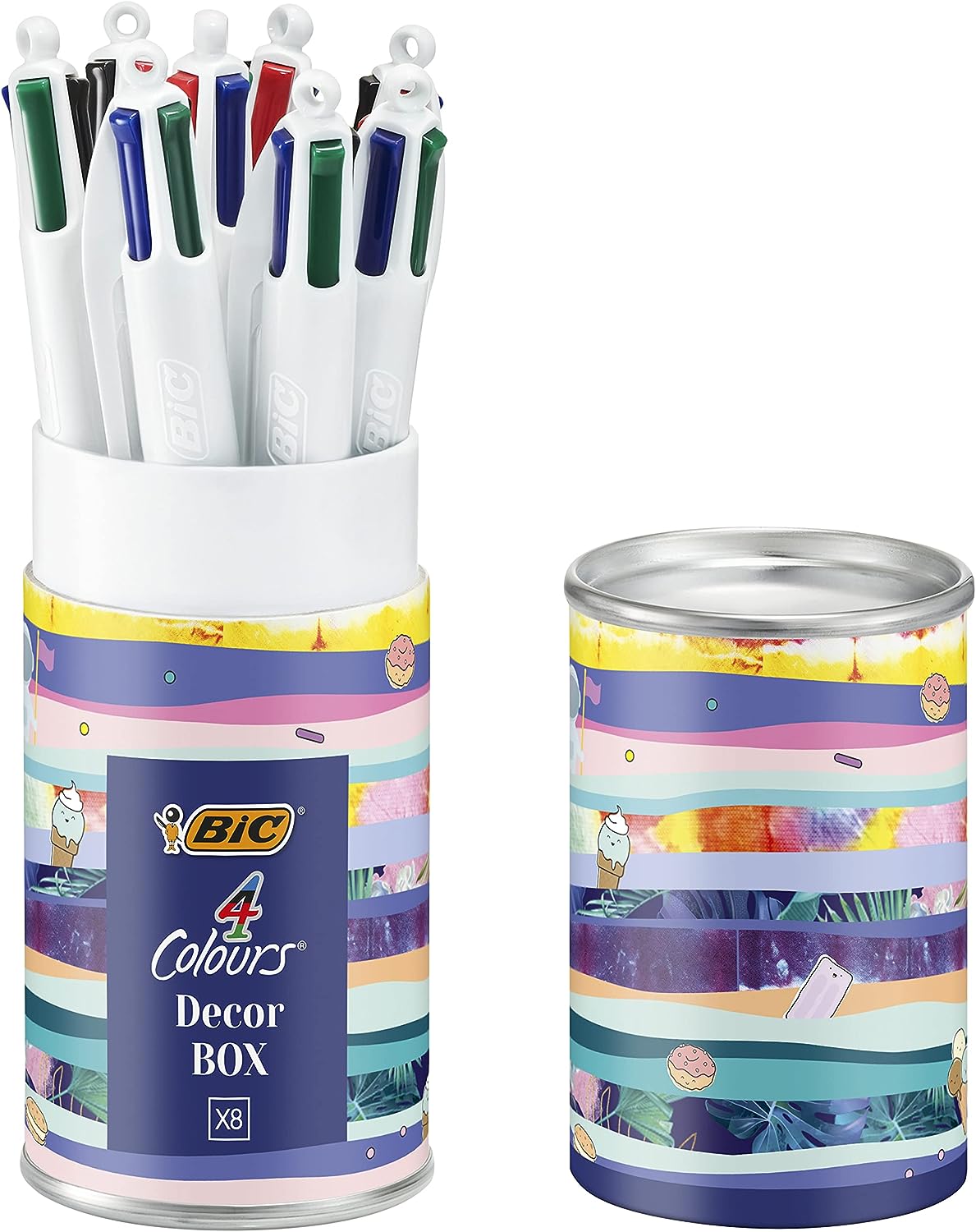 BIC 4 Farben Kugelschreiber Set 4 Colours - 8er Stifte Set in ...