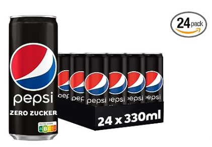 Pepsi Zero Zucker 24er Pack (24 x 0,33 l) ab 12,59 € inkl. Prime ...