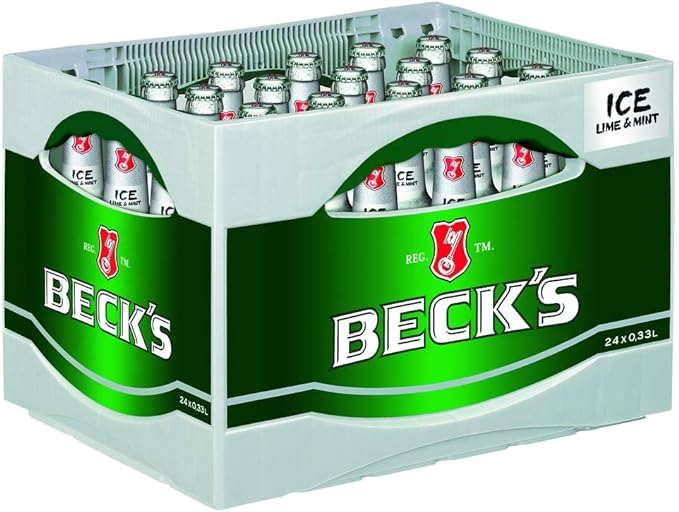 BECK'S Ice Lime & Mint Flaschenbier 24er Pack (24 x 0.33 l) 🍻 ab 14,24 € inkl. Prime-Versand ...