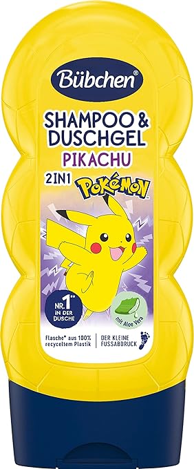 Bübchen Shampoo & Duschgel für Kinder Pokémon Pikachu Edition 3x 230 ml ...