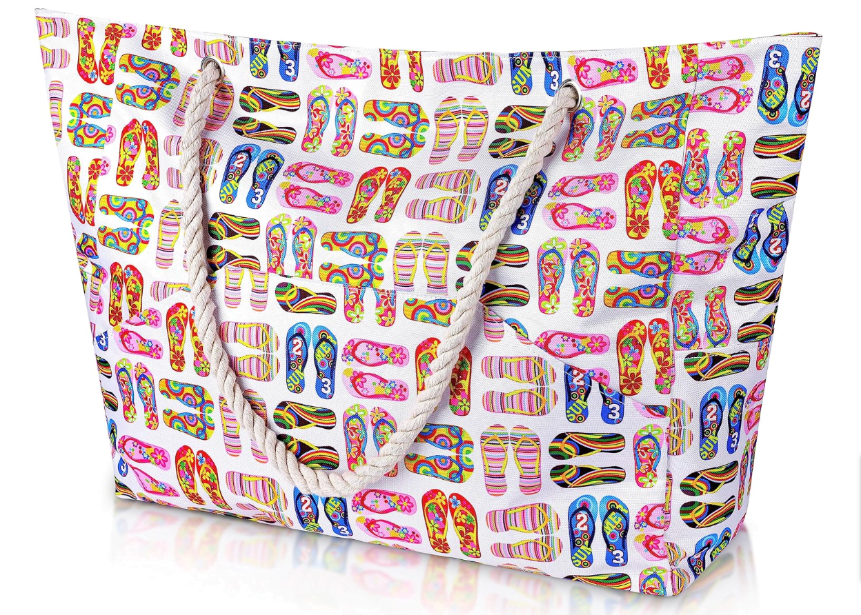 ISEYOU Strandtasche XXL Familie (Übergroß – 55L) für 14,39 € inkl ...