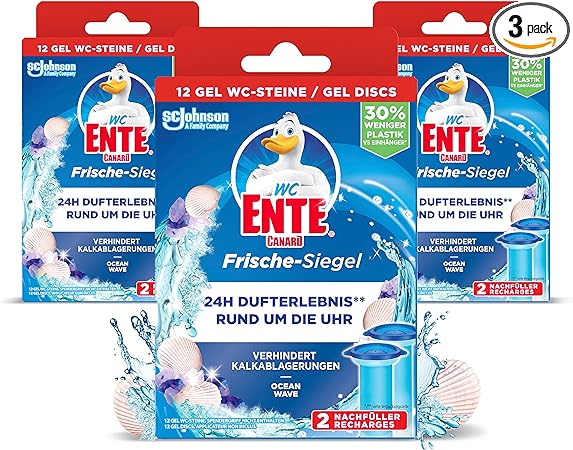 WC-Ente Frische-Siegel Nachfüller Marine Duft 3er Pack (3 x 36 ml) ab 8 ...