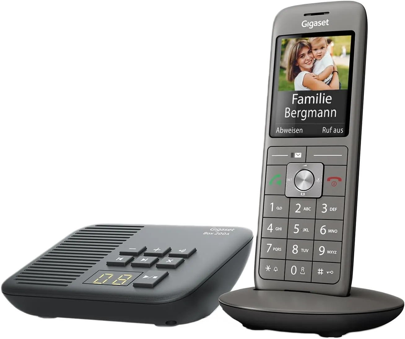 Gigaset CL660A - Schnurloses DECT-Telefon mit Anrufbeantworter und ...