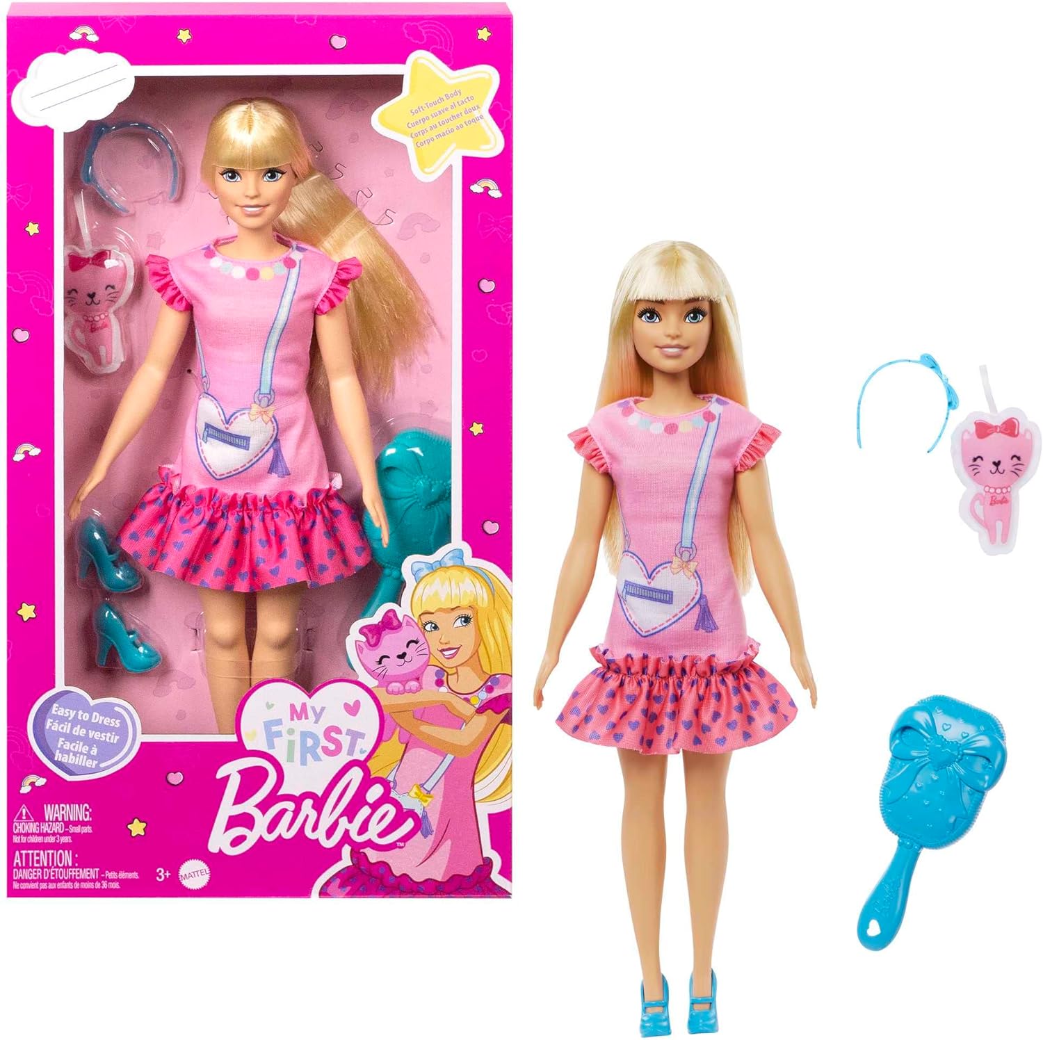 Mattel Barbie-Puppe, Meine erste Barbie mit blonden Haaren (inklusive ...