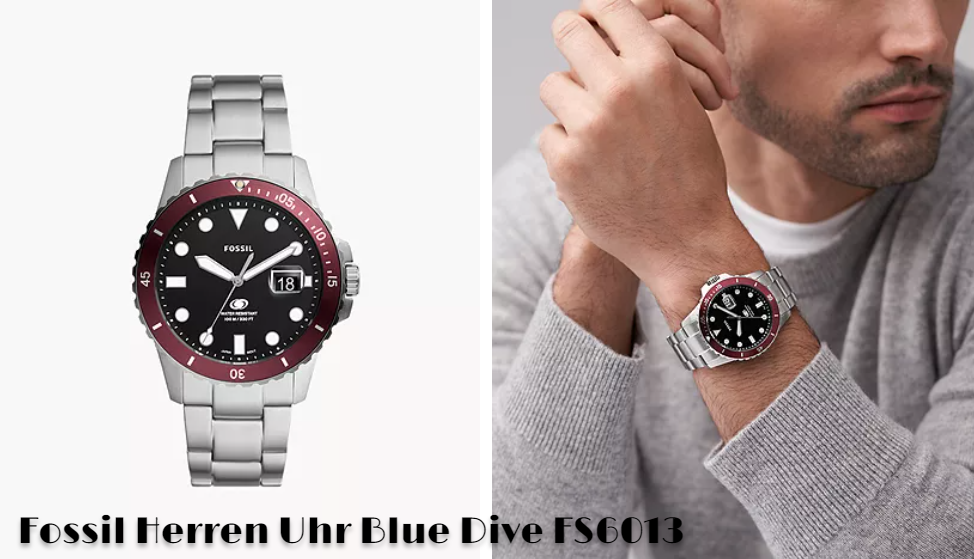 Fossil Herren Uhr Blue Dive FS6013 ab 52,95 € inkl. Versand